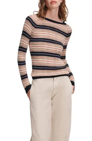 Rag & Bone Teresa Striped Silk Blend Sweater