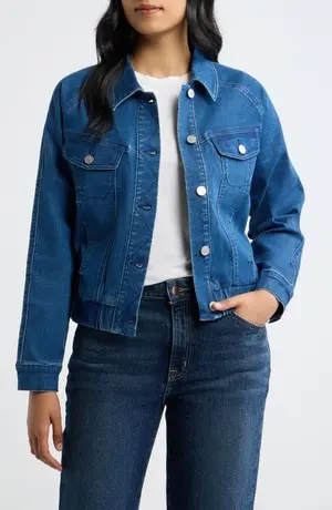 CITY BLUES Denim Bomber Jacket