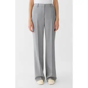 Lafayette 148 New York Glen Plaid Wool Trousers