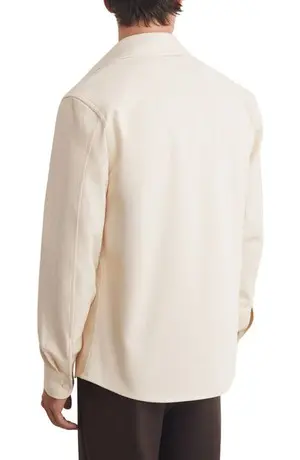 REISS Astra Cotton Shirt Jacket