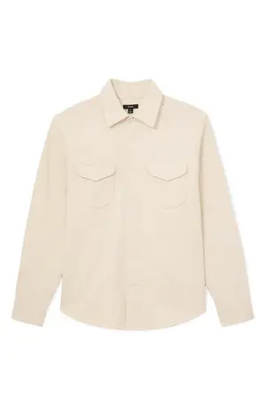 REISS Astra Cotton Shirt Jacket