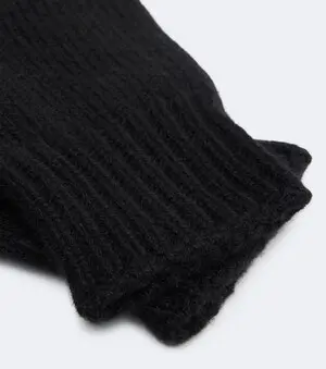 THE ROW Pleon Cashmere Gloves - Black