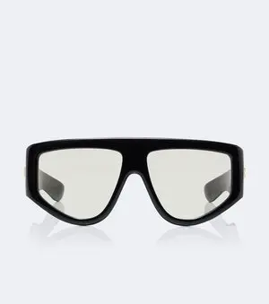 Bottega Veneta Ribbon Aviator Sunglasses Black