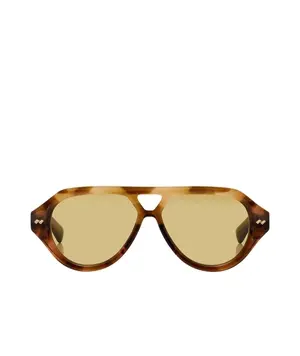 Bottega Veneta Aviator Sunglasses - Brown
