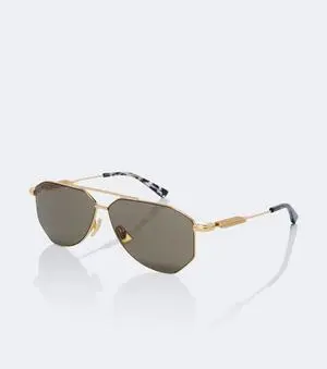 Bottega Veneta Aviator Sunglasses - Gold