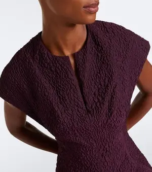 ROKSANDA Rova Cloqué Midi Dress