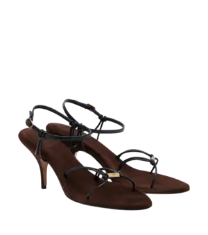 Chloé Matilda Leather Sandals - Brown