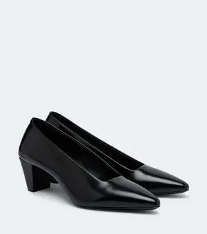 JUDE Bonnie Leather Pumps - Black