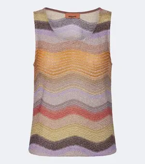 Missoni Wave Lamé Top - Multicoloured