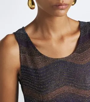 Missoni Wave Lamé Top