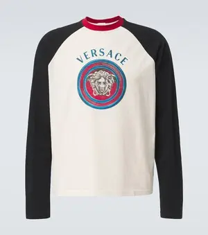 Versace Medusa Cotton Jersey T-shirt - White