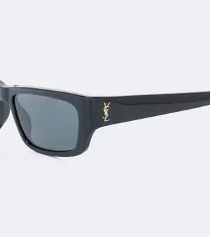 Saint Laurent Jazz Rectangular Sunglasses - Black