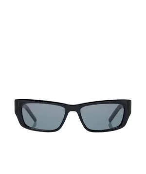 Saint Laurent Jazz Rectangle Sunglasses - Black