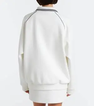 Miu Miu Cotton Piqué Blouson Jacket