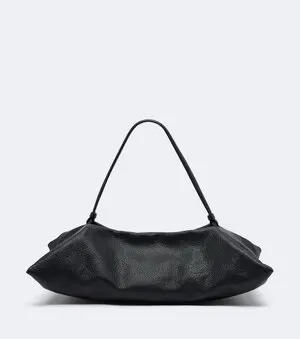 Altuzarra Origami Medium Leather Shoulder Bag - Black