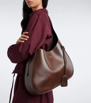Prada Large Leather Shoulder Bag