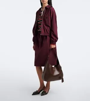 Prada Large Leather Shoulder Bag