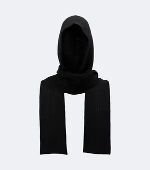 THE ROW Paise Cashmere Hood - Black