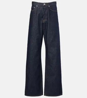 Dries Van Noten High-rise Wide-leg Jeans - Blue
