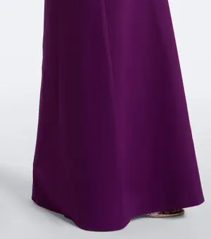 Safiyaa Belen Crêpe Belted Gown