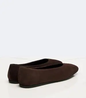Prada Suede Ballet Flats