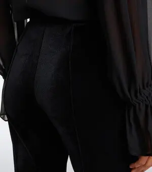Elie Saab Velvet Flared Pants