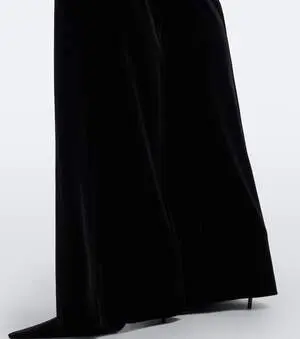 Elie Saab Velvet Flared Pants