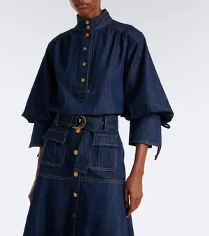 Zimmermann Denim Blouse
