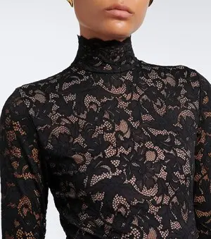 Zimmermann Lace And Jersey Maxi Dress