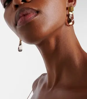 Khaite Keefe 18kt -plated Drop Earrings