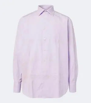 Prada Printed Cotton Shirt - Purple