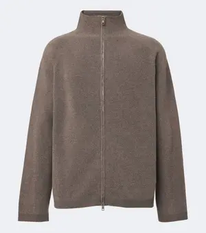 Our Legacy Line Wool Zip-up Cardigan - Grey