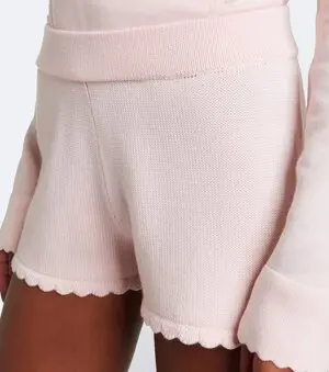 Posse Maisie Knitted Wool Shorts - Pink