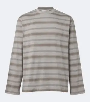 Our Legacy Box Striped Cotton Jersey T-shirt - Grey