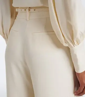 Zimmermann Belted Wide-leg Pants