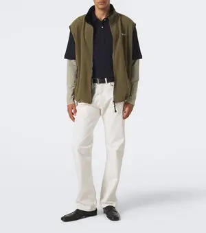 Miu Miu Fleece Zip-up Vest