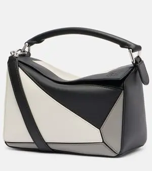 Loewe X Albers Puzzle Small Leather Top-handle Bag Multicoloured