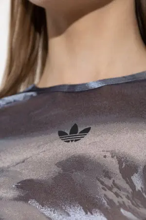 ADIDAS ORIGINALS Transparent Long Sleeve T-shirt With Marble Print