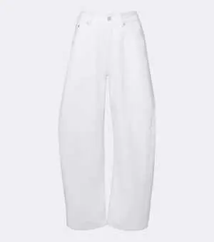Alaïa Barrel-leg Jeans - White