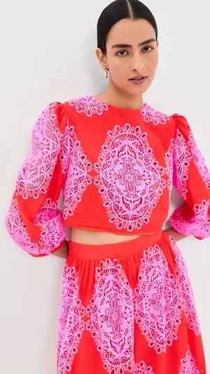 Borgo De Nor Rhea Lace Top
