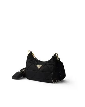 Prada Quilted Re-nylon Shoulder Bag