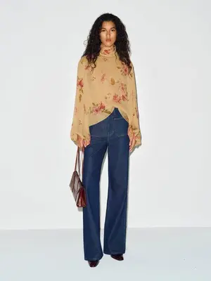 Reformation High Neck Blouses