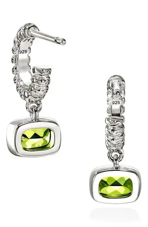 John Hardy Heishi Sterling Silver Drop Earrings