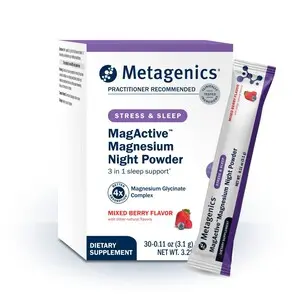 METAGENICS Magactive Magnesium Night Powder 30 Packets - One-color