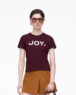 Marc Jacobs Joy. Slim Tee In Size - Dark Plum