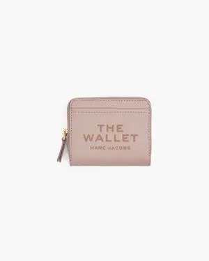 Marc Jacobs The Leather Mini Compact Wallet - Rose