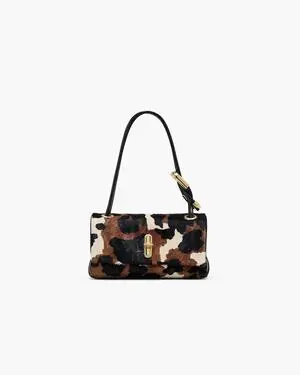 Marc Jacobs The Cow Haircalf Mini Dual Shoulder Bag - Mocha Multi
