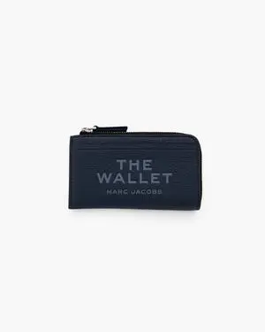 Marc Jacobs The Leather Top Zip Multi Wallet - Blue Sea
