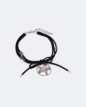 Marc Jacobs Pentagram Choker - Aged Silver Multi