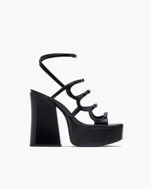 Marc Jacobs Kiki Platform Sandal - Black